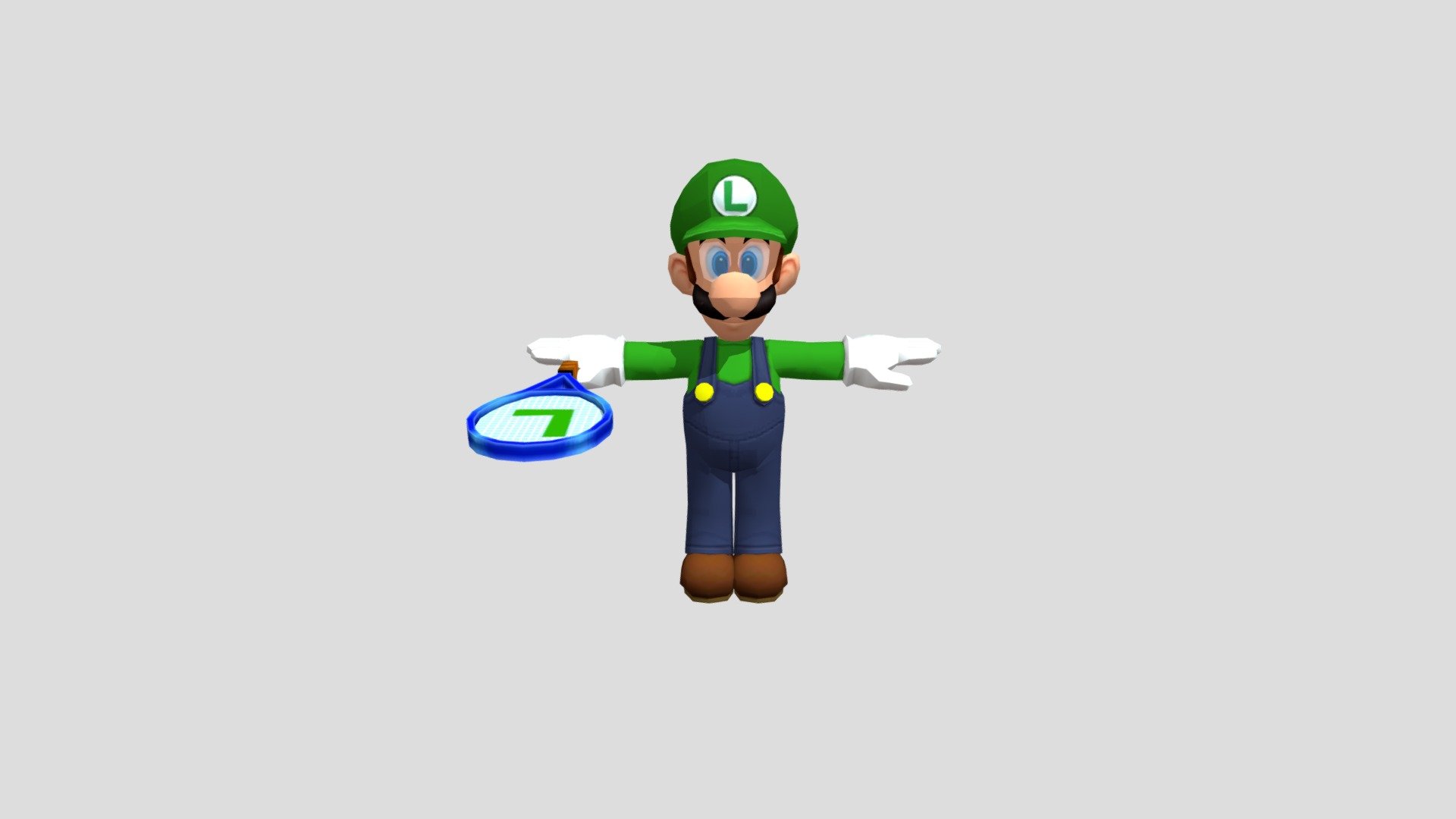 3DS - Mario Tennis Open - Luigi - Download Free 3D model by ...