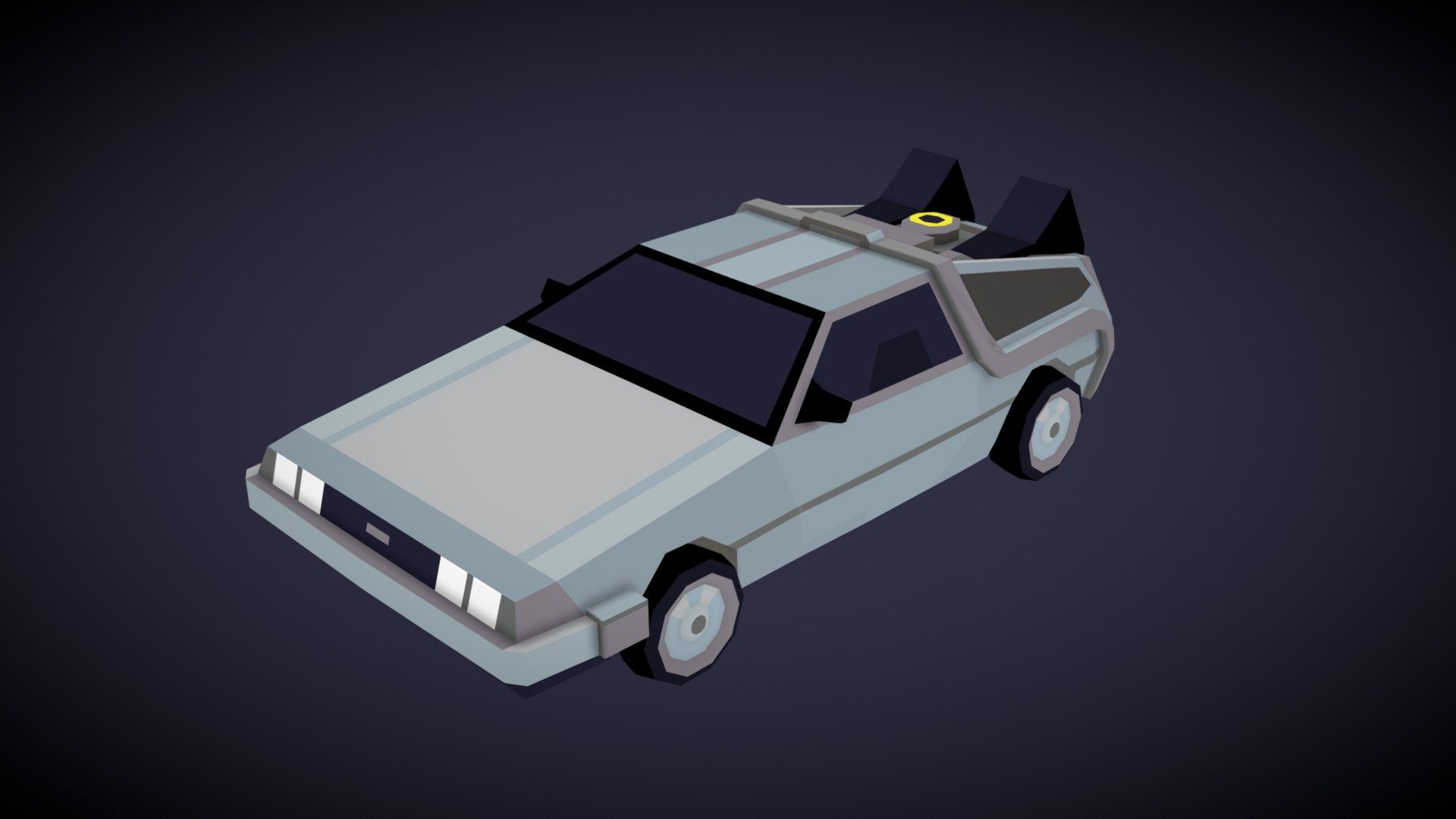 DeLorean - 3D model by PixelArtM [0eae7ac] - Sketchfab