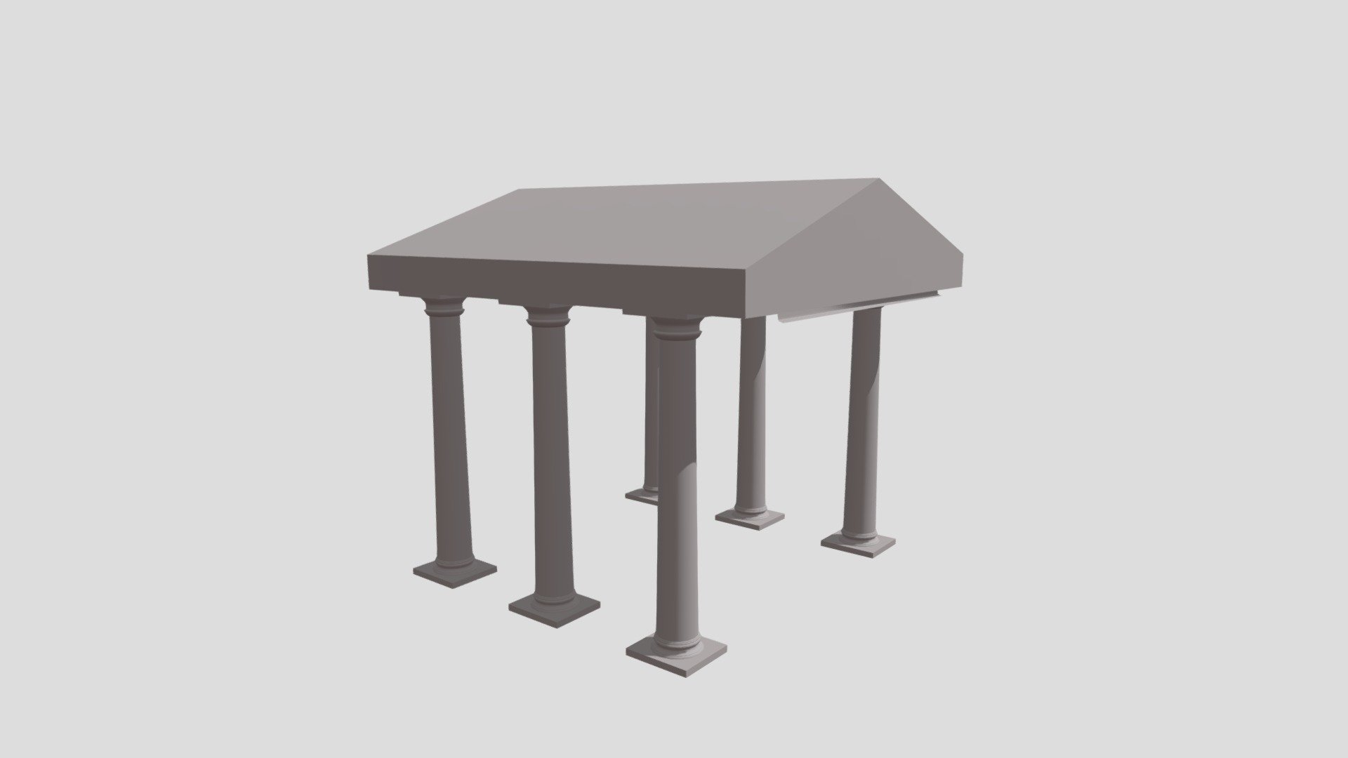 Doric_Pillar - 3D model by arhee [0eb10b7] - Sketchfab