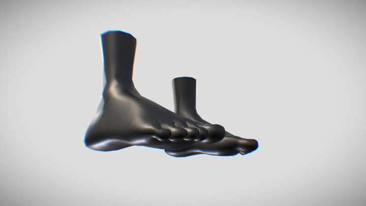 Feet 3D models - Sketchfab