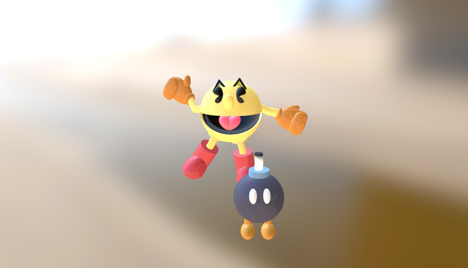 Pacman - 3D model by EtneidraOjor (@josemacordova) [0eb475b] - Sketchfab