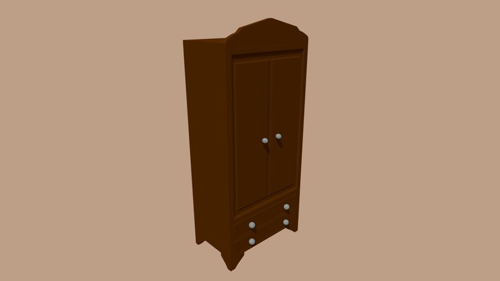 Wardrobe 3D models - Sketchfab