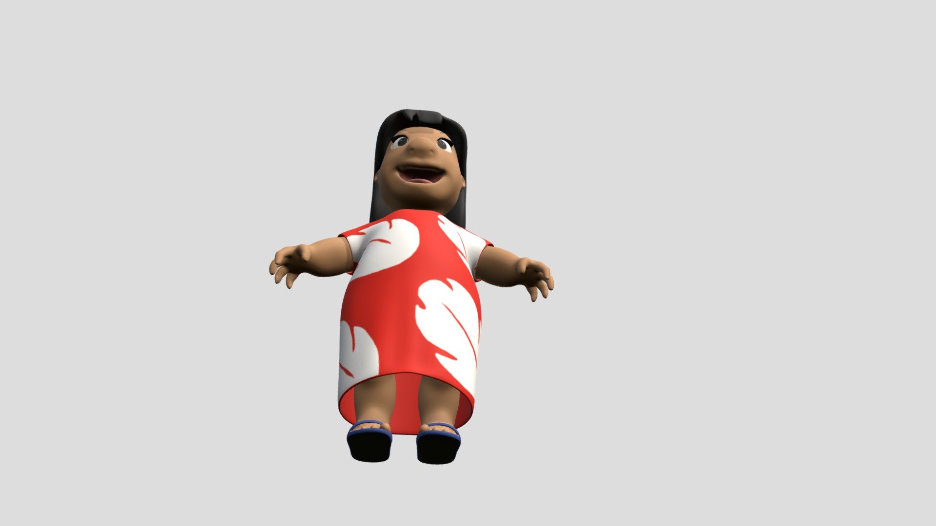 Lilo from Lilo & Stitch - Download Free 3D model by Ibokk [0eb59f0 ...