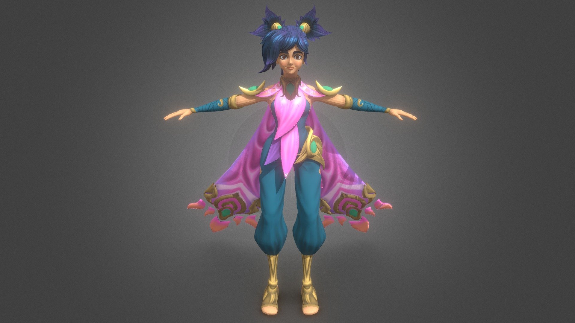 Taliyah - Download Free 3D model by joombler07 [0eb639b] - Sketchfab