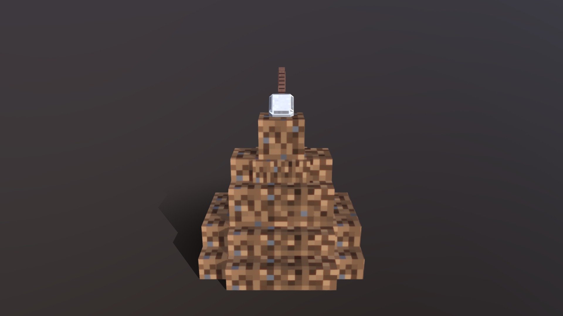 MJOLNR IN GROUND (Minecraft) - 3D model by Dreyse (@Akuma_Dreyse ...