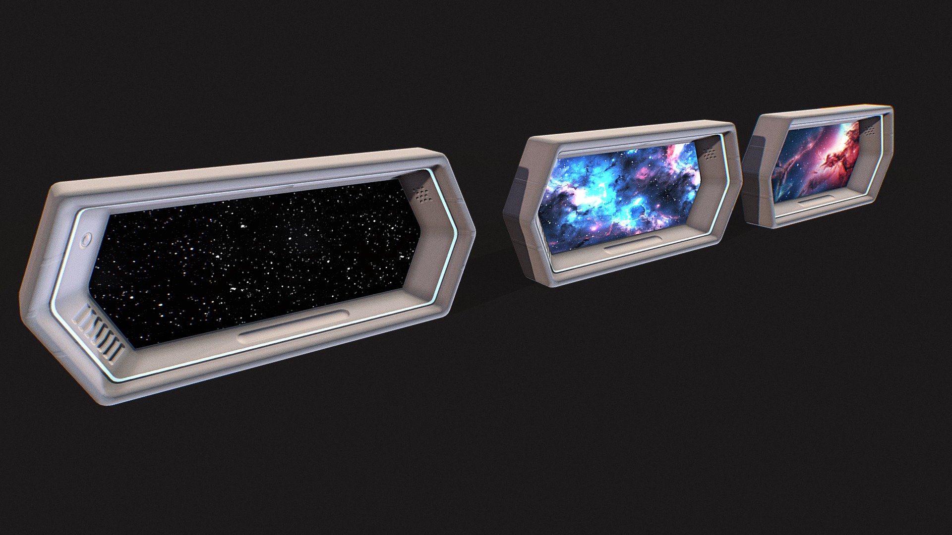 SciFi windows - Download Free 3D model by Sousinho [0ebb0cc] - Sketchfab