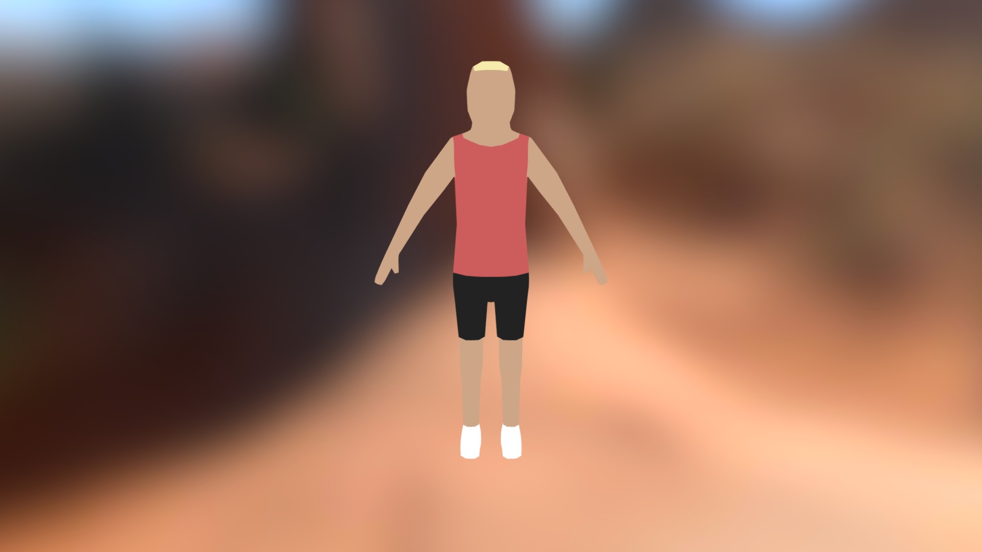 runner_red - Download Free 3D model by Spikeez [0ebc8ca] - Sketchfab