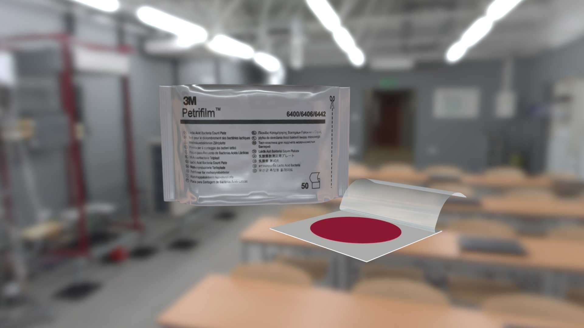 3M Petrifilm E.coli/Coliform Count Plates - Download Free 3D model by ...
