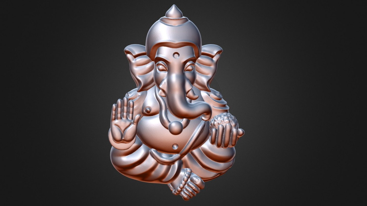 Ganesh - 3D model by Sasikumar (@sasimaya2008) [0ebcc8c] - Sketchfab