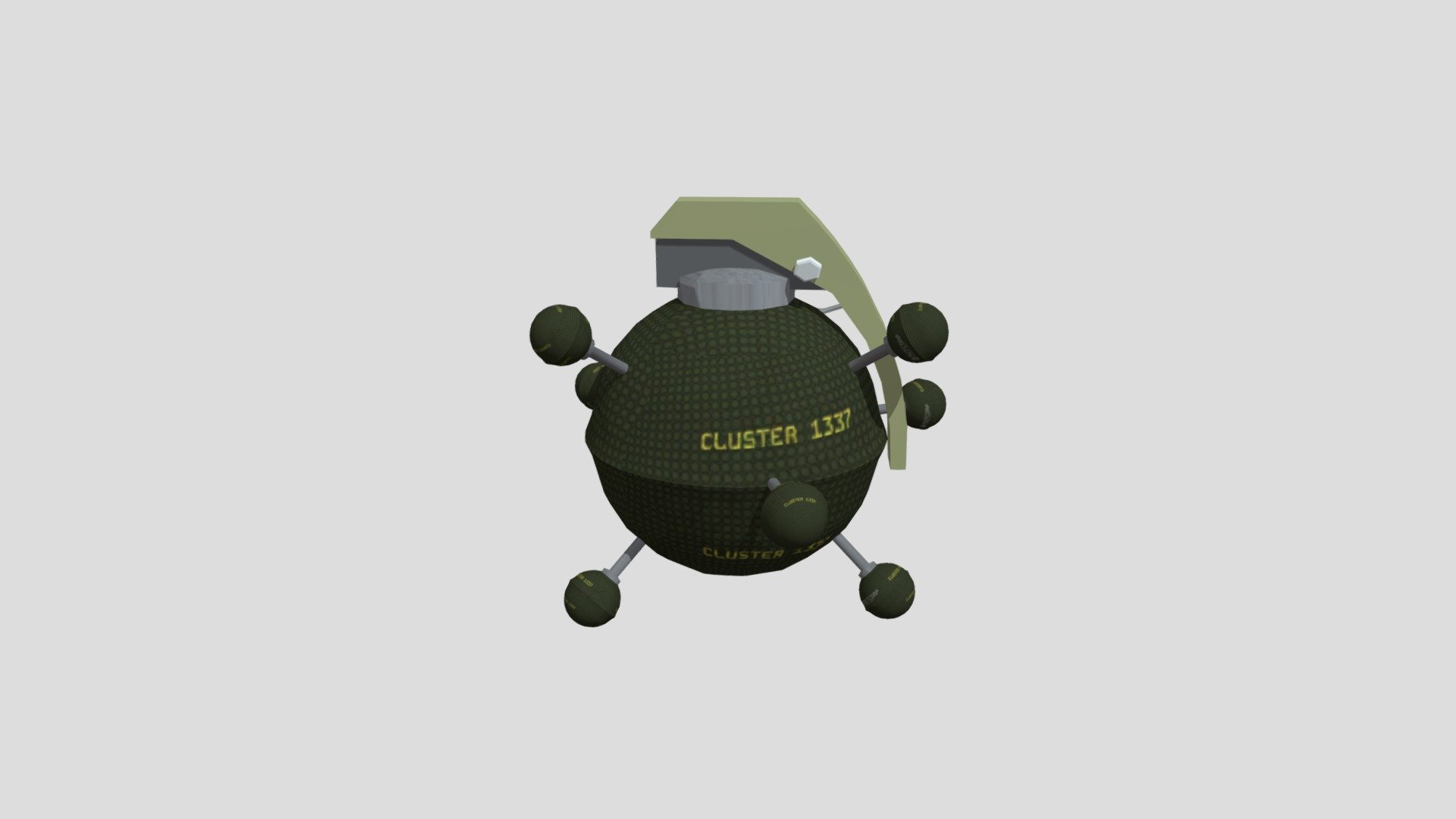 animal company - Cluster Grenade - Download Free 3D model by Romeo rios vr (@rrios2027) [0ebf005 ...