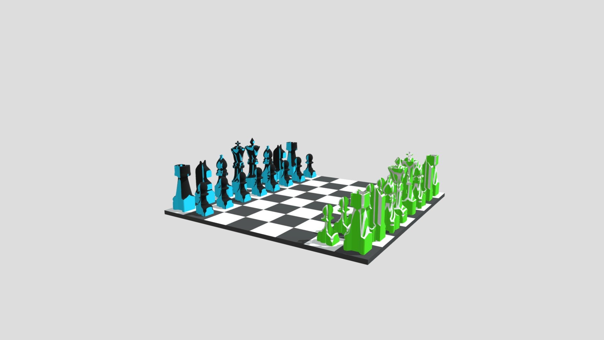 2D to 3D Chess - Download Free 3D model by vanshmaheshwari2602 [0ebfe77 ...