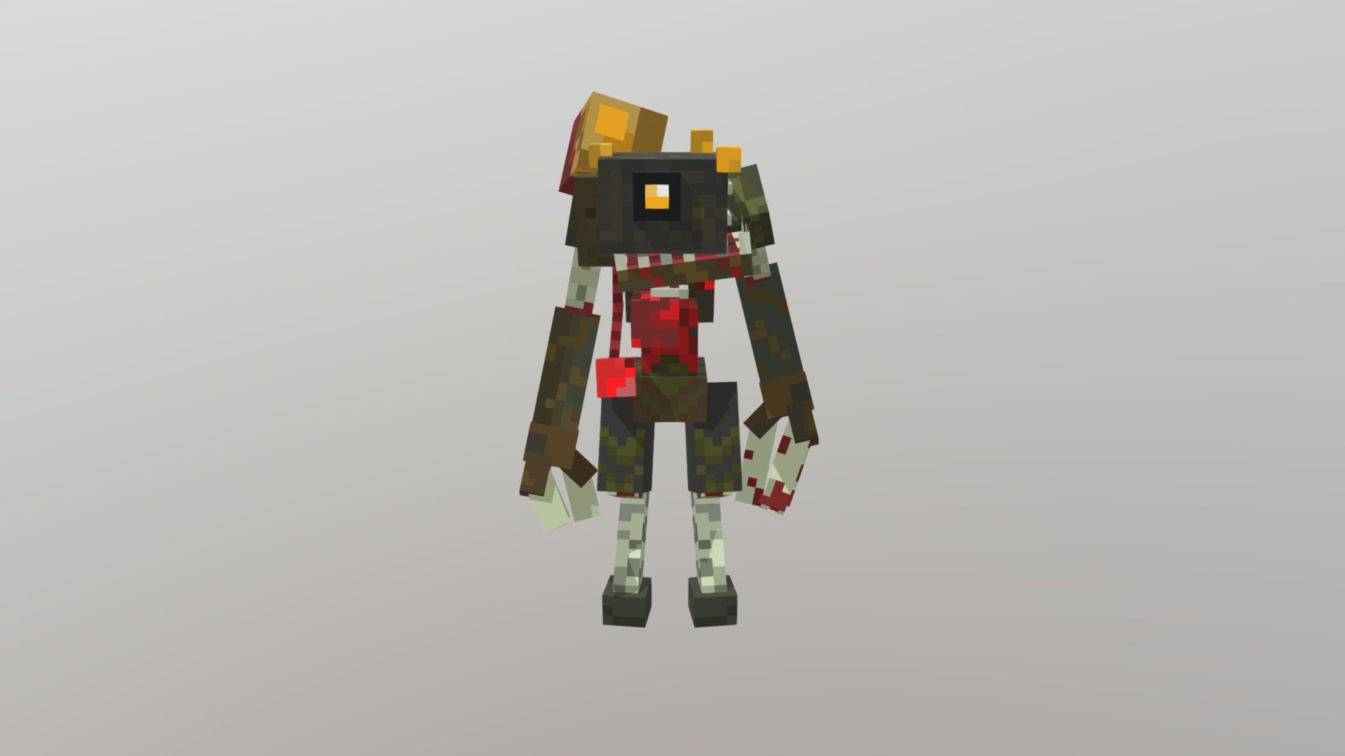 (MINECRAFT)Infester - 3D model by ERROR501 [0ec165d] - Sketchfab