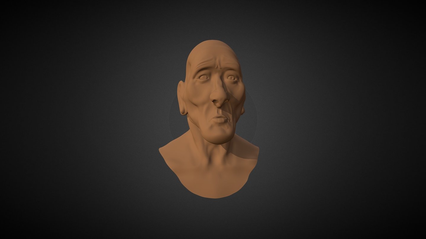 first mudbox sculpt - 3D model by vinksbest [0ec2886] - Sketchfab