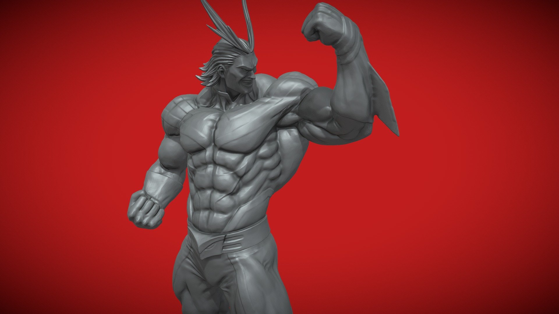Allmight - 3D model by FGArt (@gpdraw) [0ec4f07] - Sketchfab