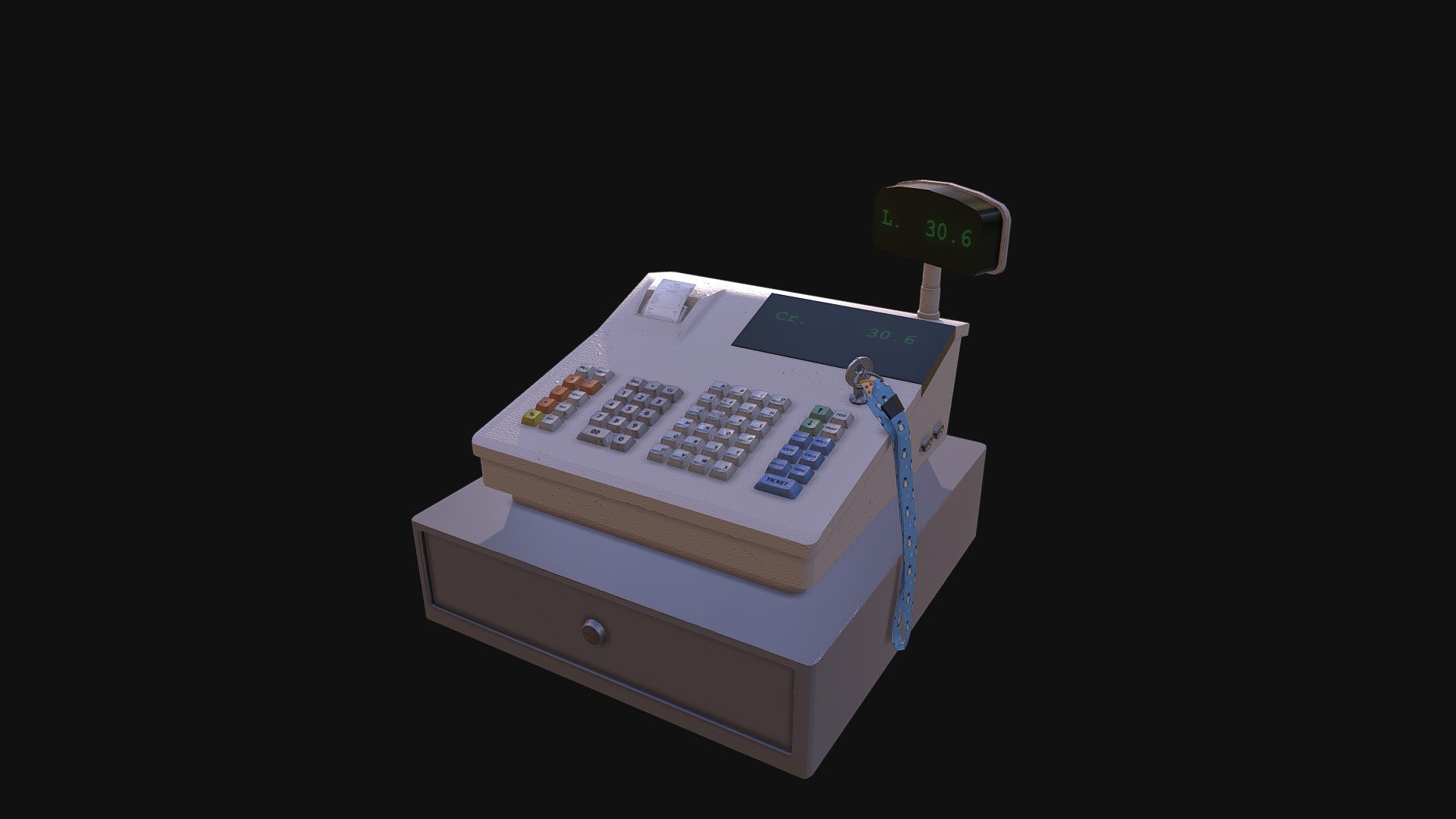 CASHIER - Buy Royalty Free 3D model by wemake3d [0ec6074] - Sketchfab Store
