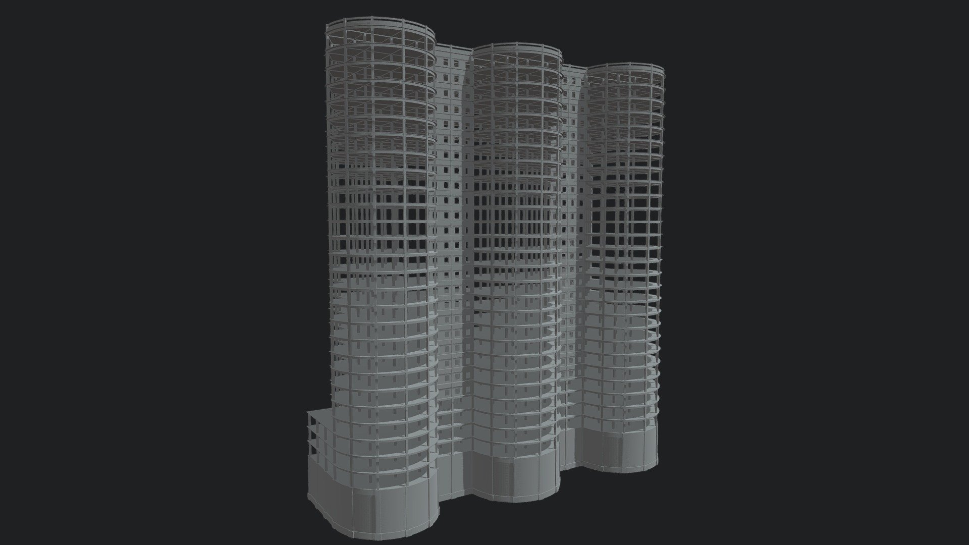 Structural Framework \ SF006 - 3D model by Amir Baloch (@amirbaloch ...