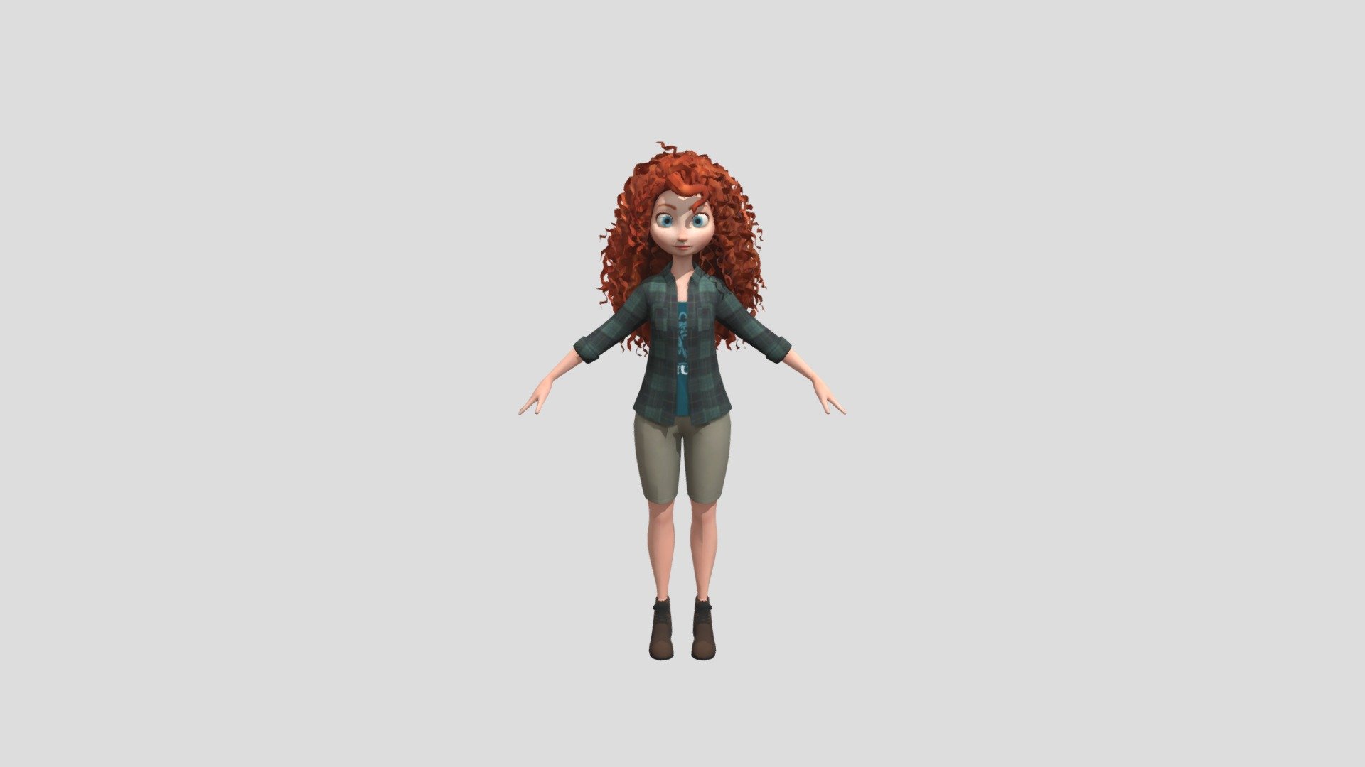 Merida_costume_comfy - Download Free 3D model by RaihG (@sponge.11.8.3 ...
