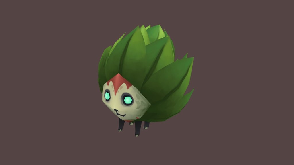 Grass Monster Hand painted - 3D model by lucak [0ec808e] - Sketchfab