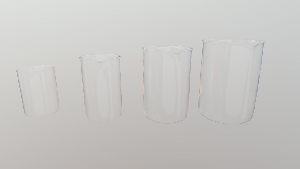 Beakers - A 3D model collection by 3dLabWare (@3dlabwaremodels) - Sketchfab
