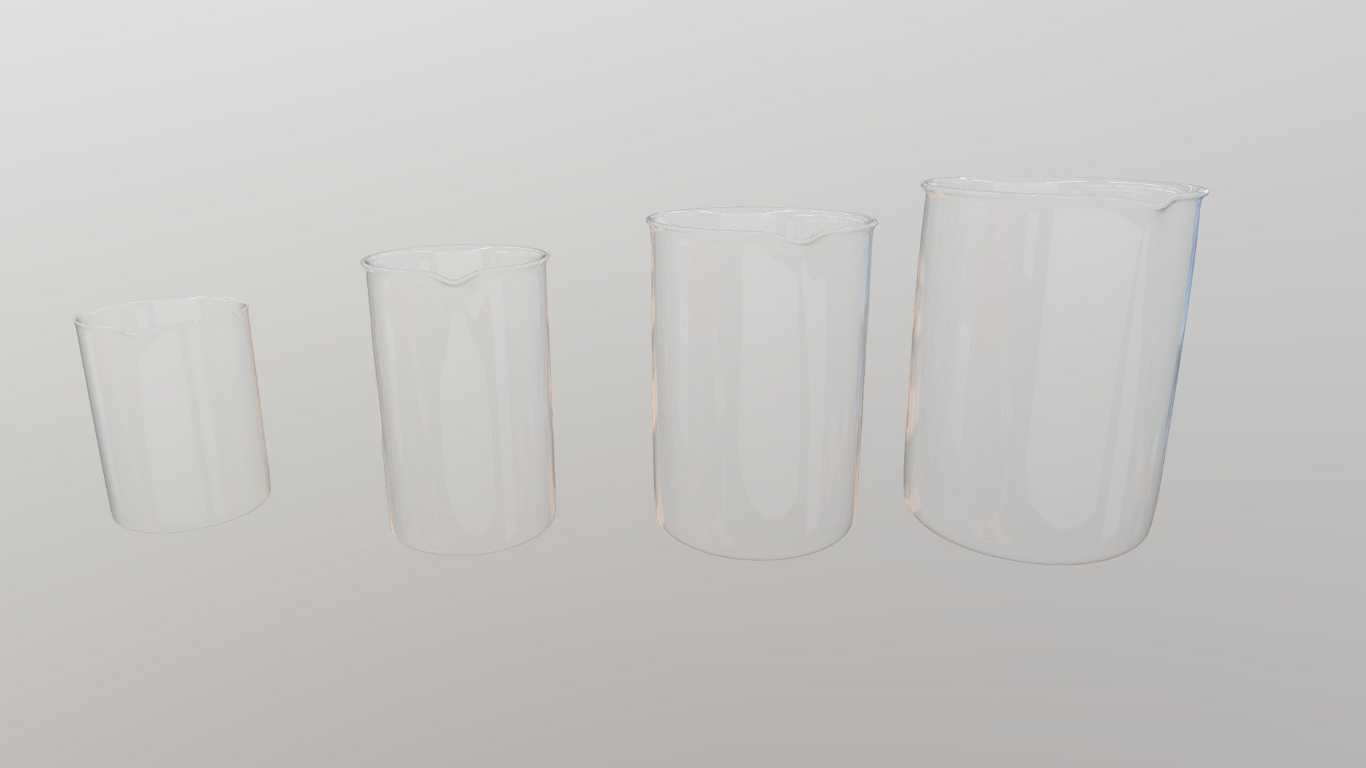 Beaker Collection - Download Free 3D model by 3dLabWare ...