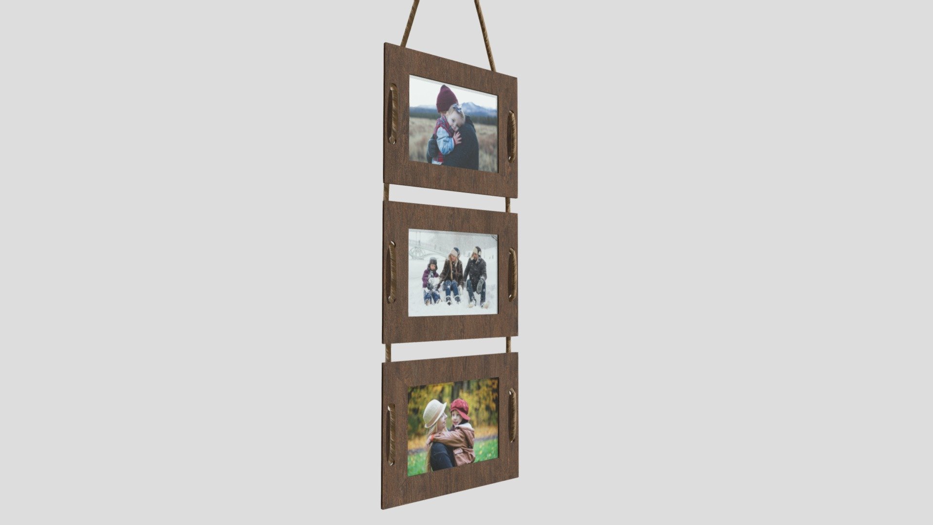3 Hanging Picture Photo Frames - Download Free 3D model by Conner ...