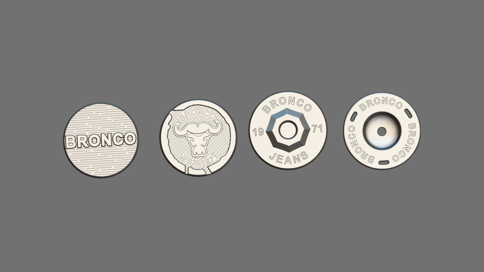 Bronco botones - 3D model by fuzzio2 [0ecb623] - Sketchfab