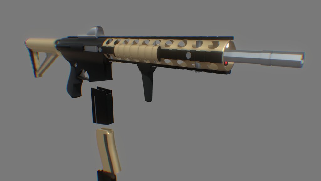 Stylized Guns - A 3D model collection by CatgirlNotLive - Sketchfab