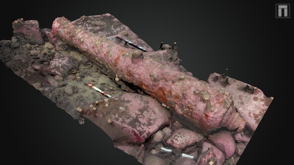 Undesignated Wreck Site - Gun Rocks, Farne Islands - A 3D model ...