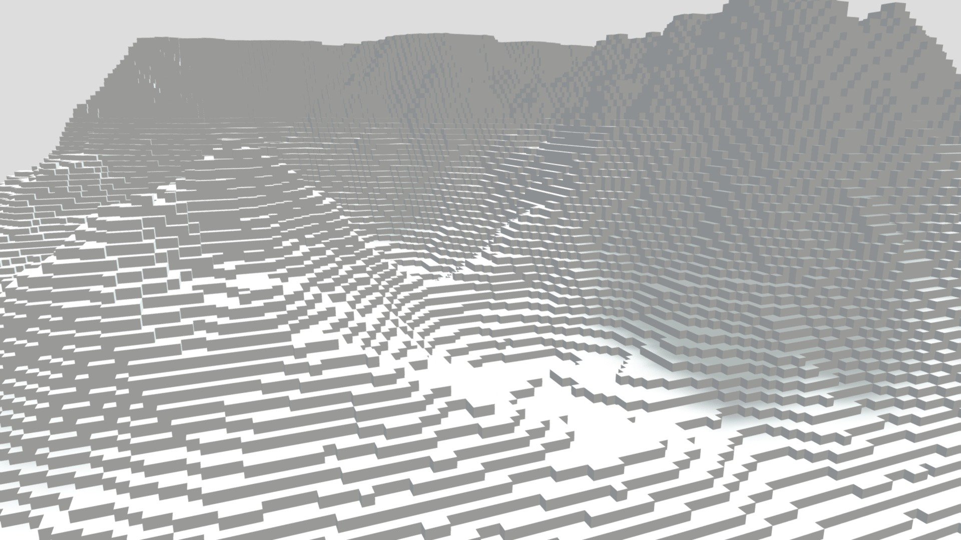 Simple Cubic Mountain - Download Free 3D model by TastefullBrick ...