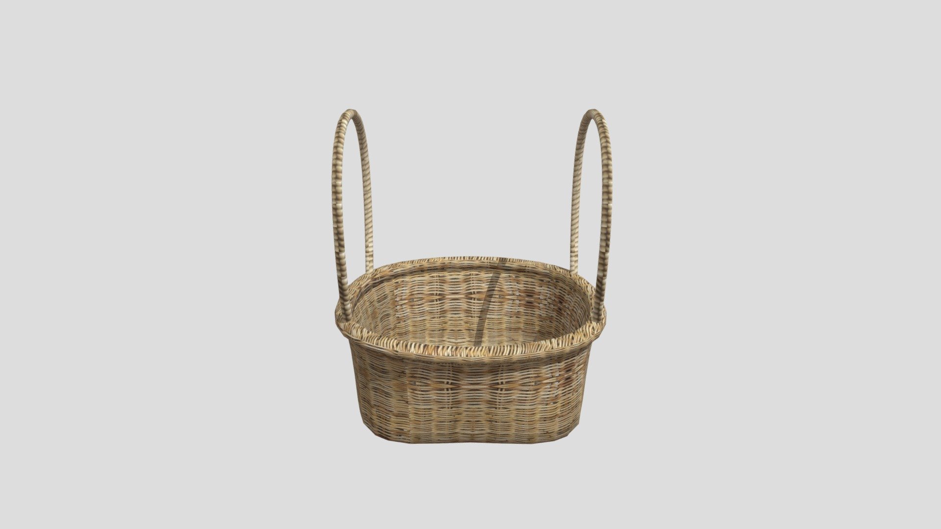 Market Rattan Basket - Download Free 3D model by eeelabvisual [0ecfa65 ...