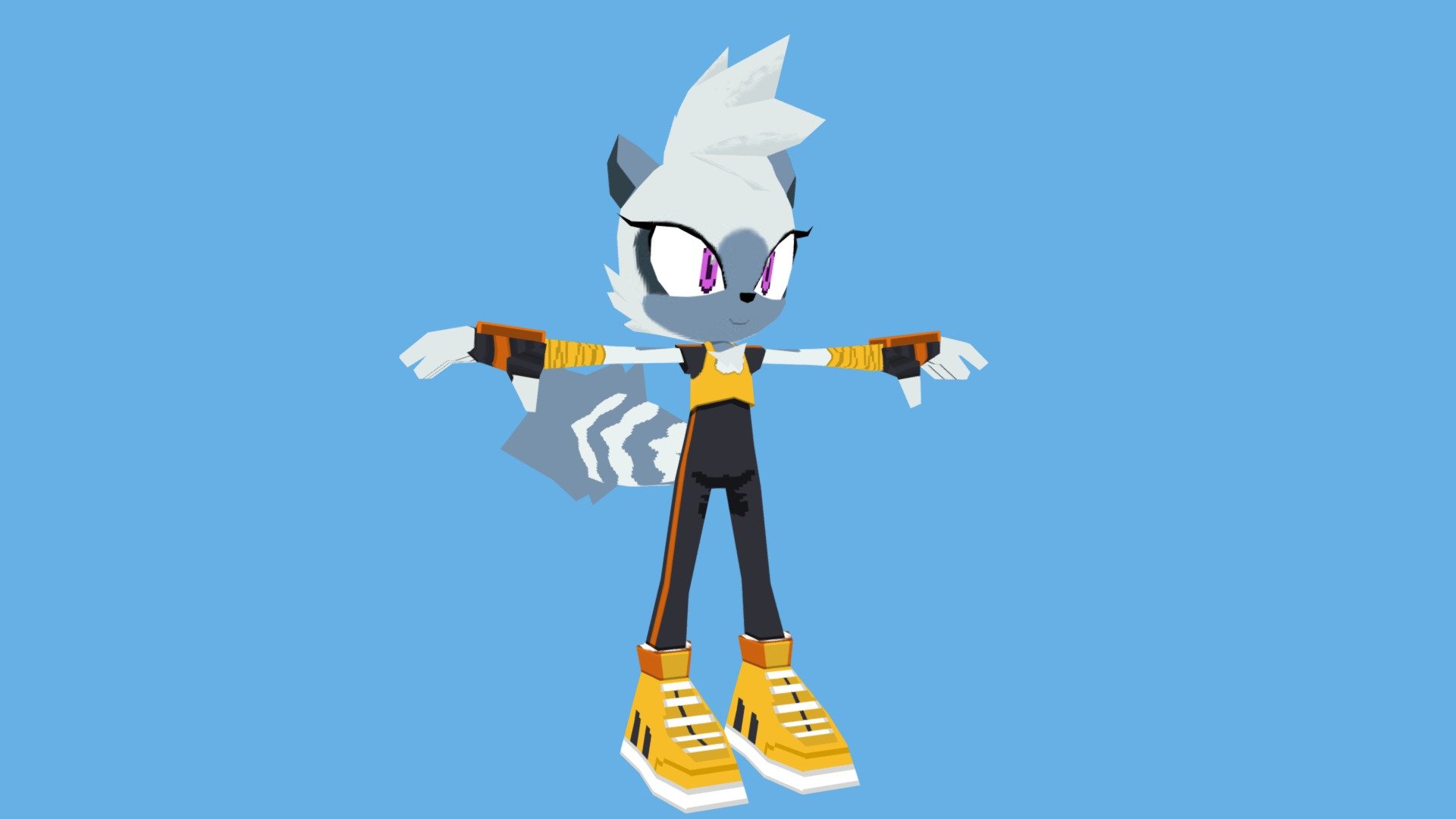 Tangle the lemur low poly model - Download Free 3D model by GR.blend ...