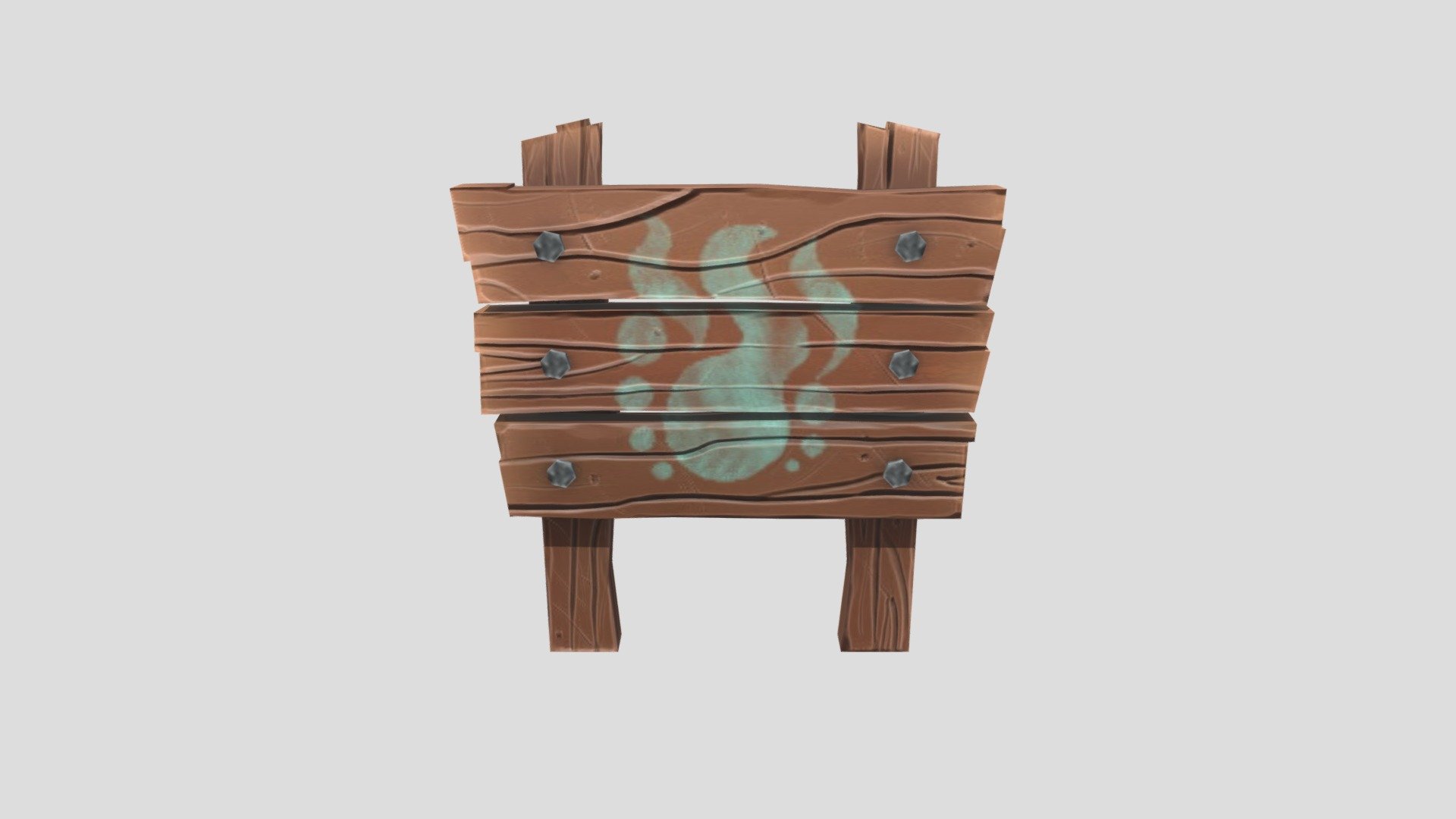 Wooden sign Magic - Download Free 3D model by NataVi [0ed07aa] - Sketchfab