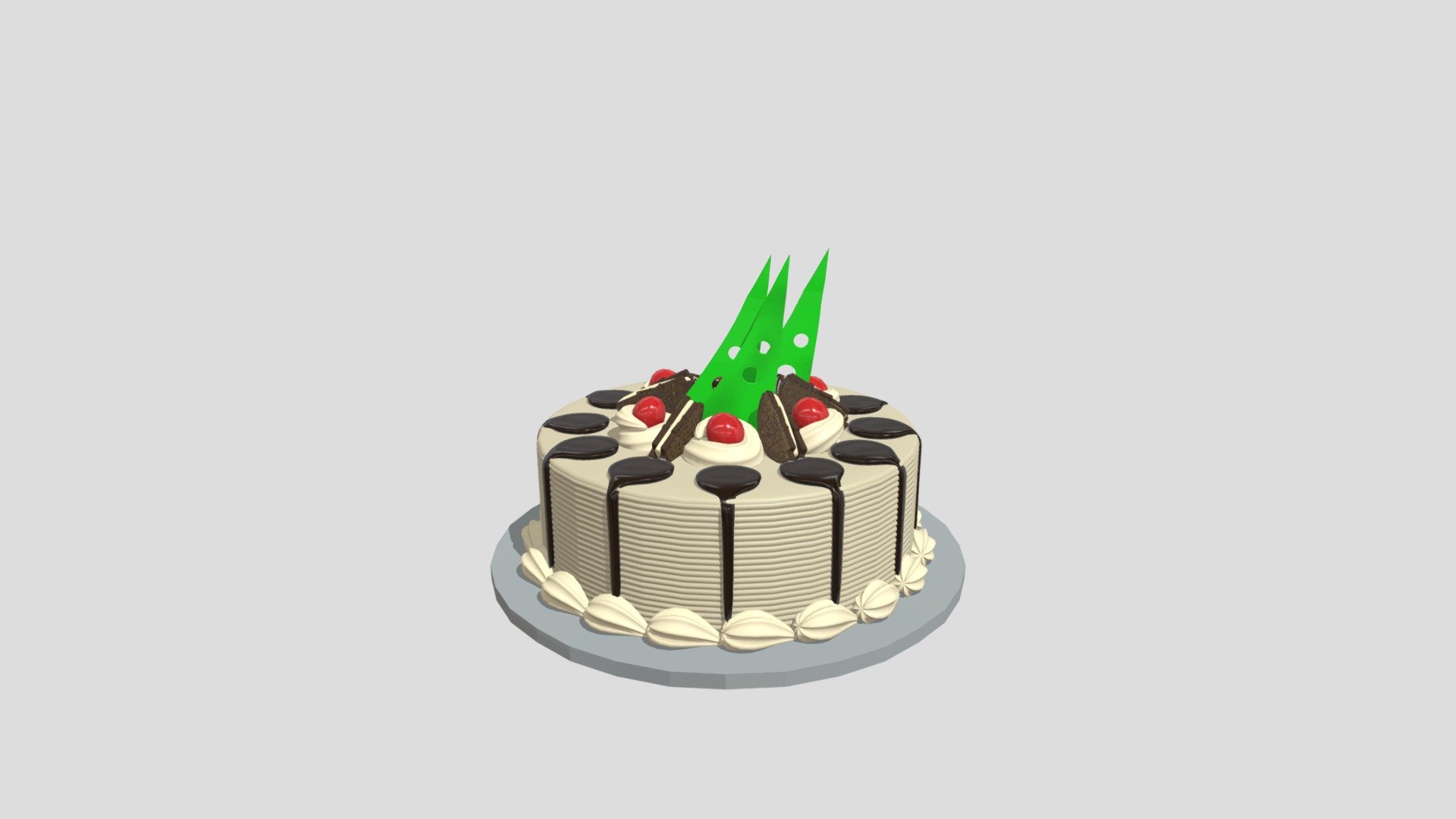 Oreo Cake - Download Free 3D model by Aditya Mohan (@ad1mohan) [0ed088b ...