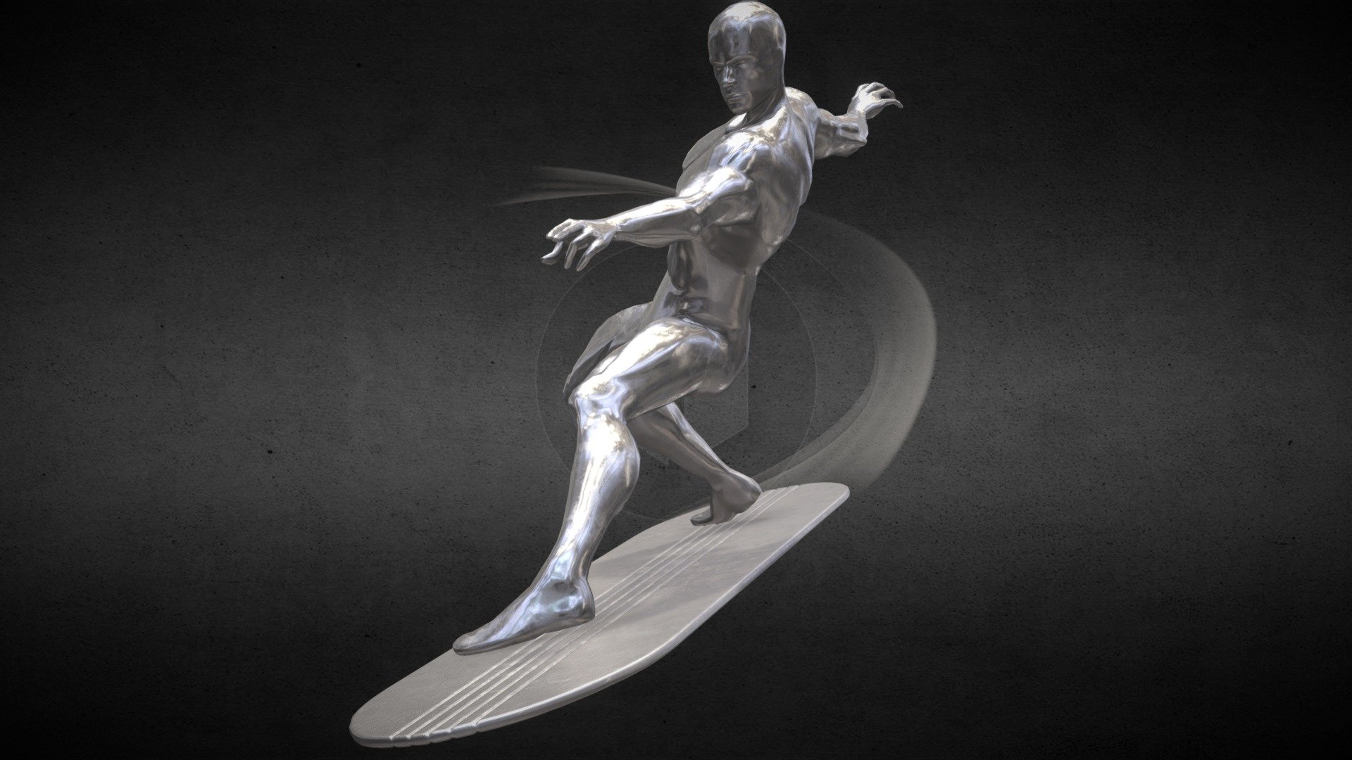 The Silver Surfer: Dynamic Pose 2 - Download Free 3D model by brandon ...