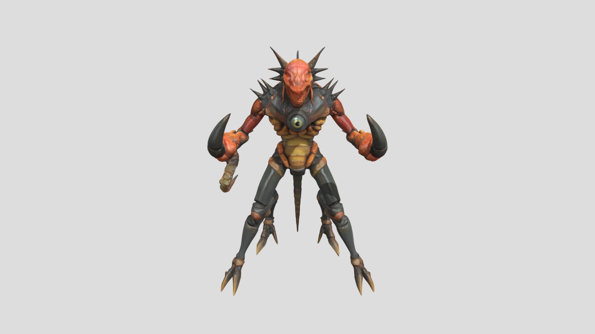 crustacean crab person - 3D model by Carcinus (@Carcinus_) [0ed4200 ...