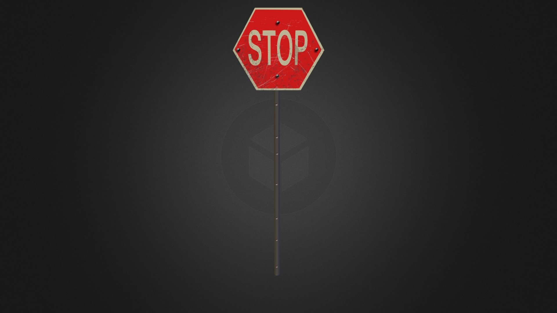 London Stop Sign - 3D model by FerrisAttia [0ed439a] - Sketchfab