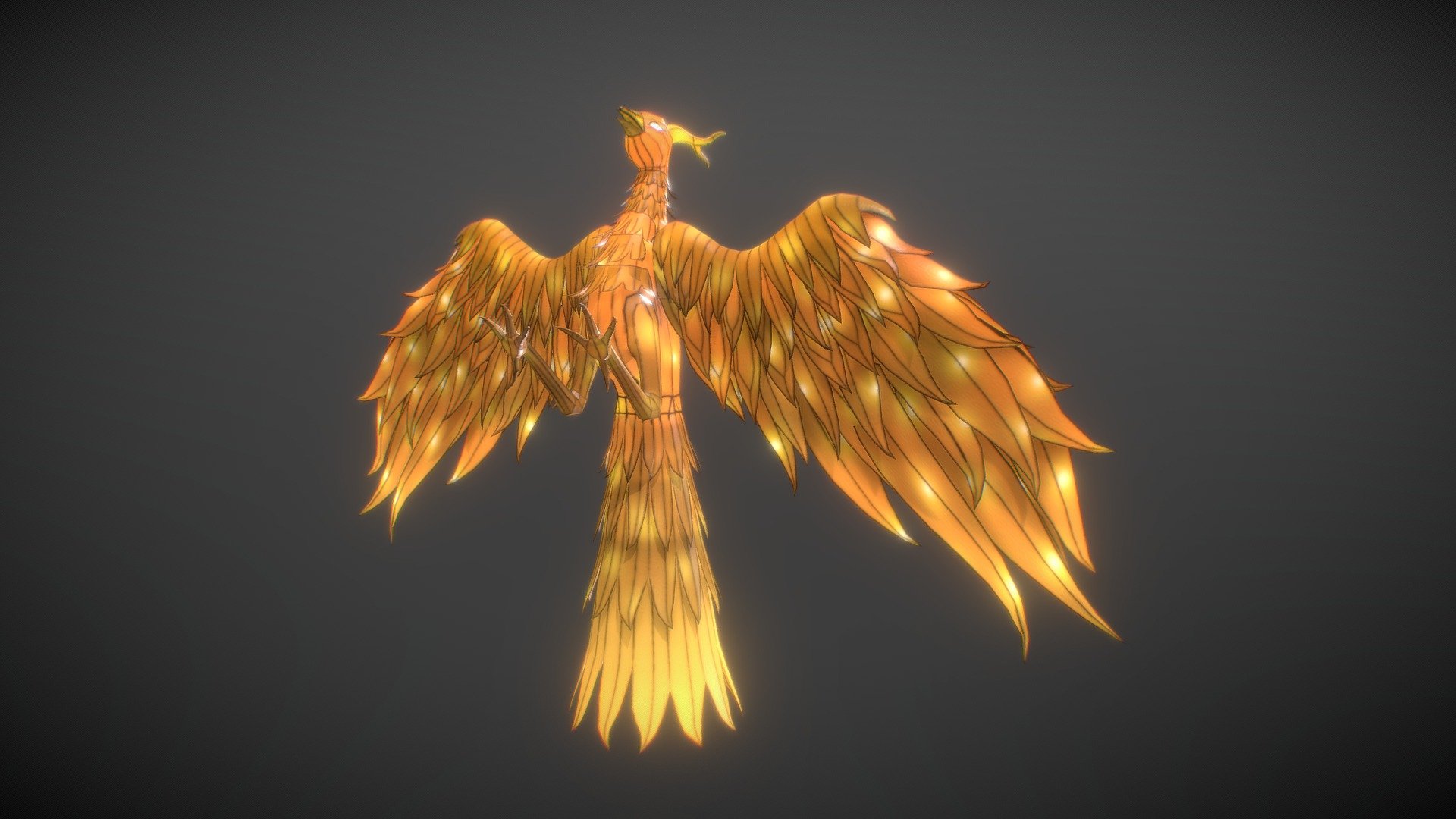Phoenix Lantern - 3D model by chrisw225 [0ed46ce] - Sketchfab