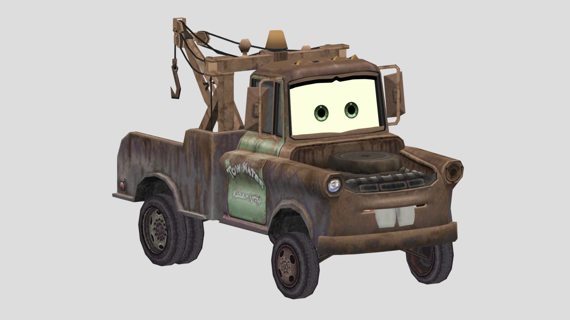 GameCube Cars - Tow Mater - Download Free 3D model by SMF Features ...