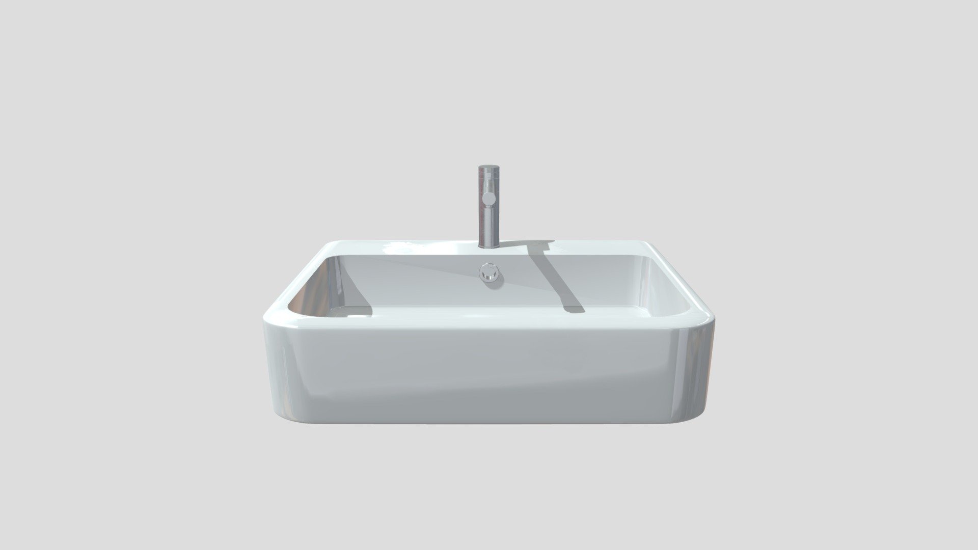 High Poly Bathroom Sink - Download Free 3D model by Artyooooom [0ed6897 ...