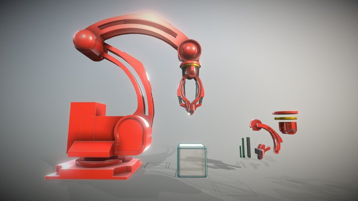 Robotic-gripper-arm 3D models - Sketchfab