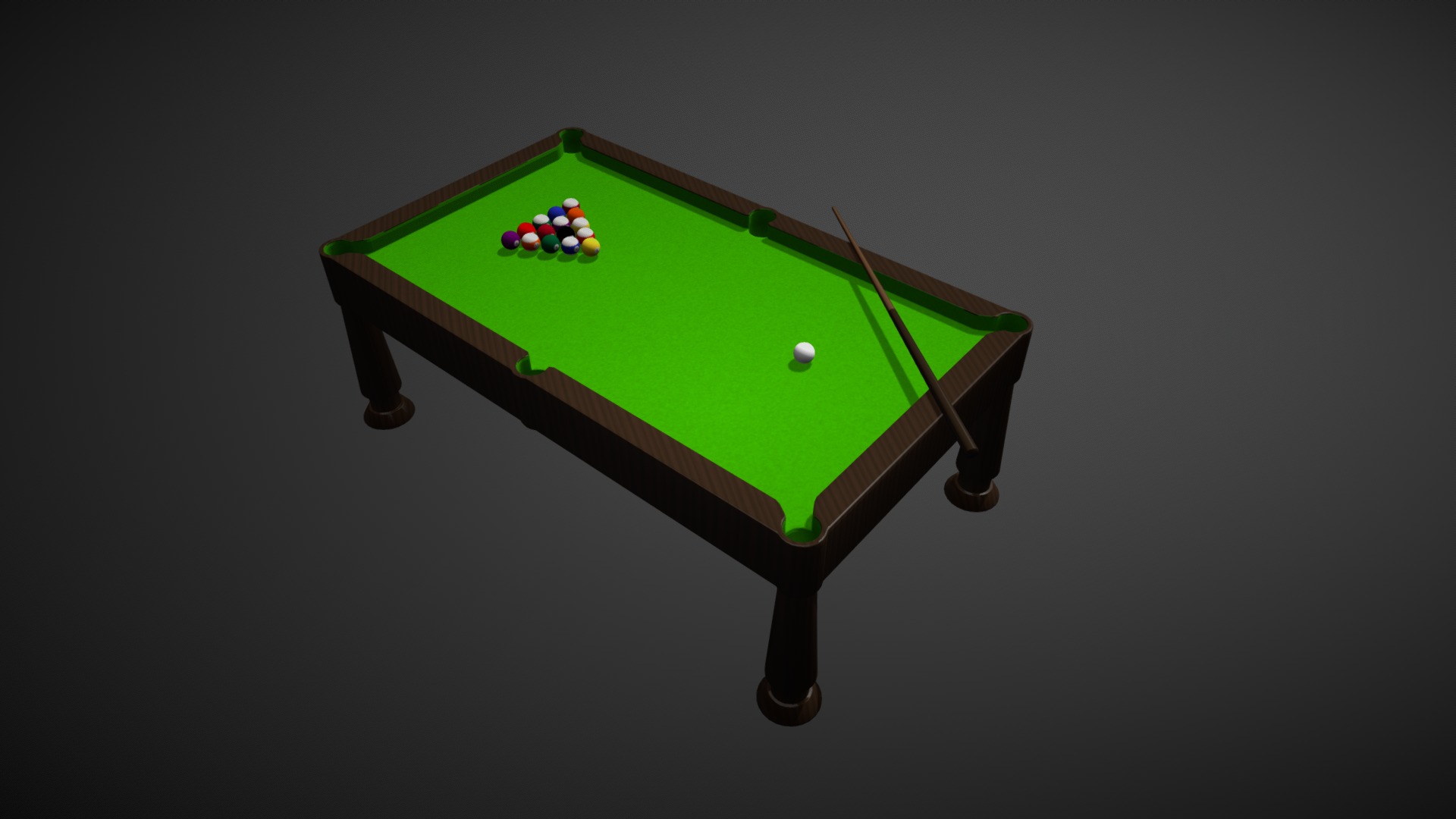 Pool Table - 3D model by Alex (@333vasic) [0ed9f58] - Sketchfab