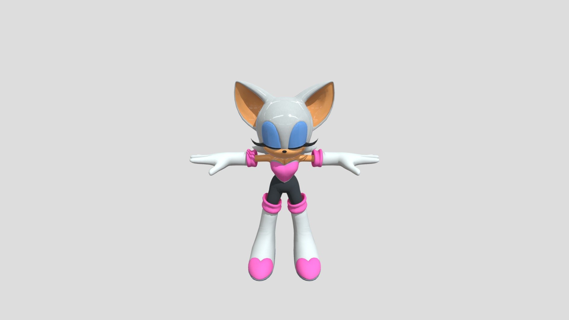 PC Computer - Sonic Forces - Rouge The Bat - Download Free 3D model by ...