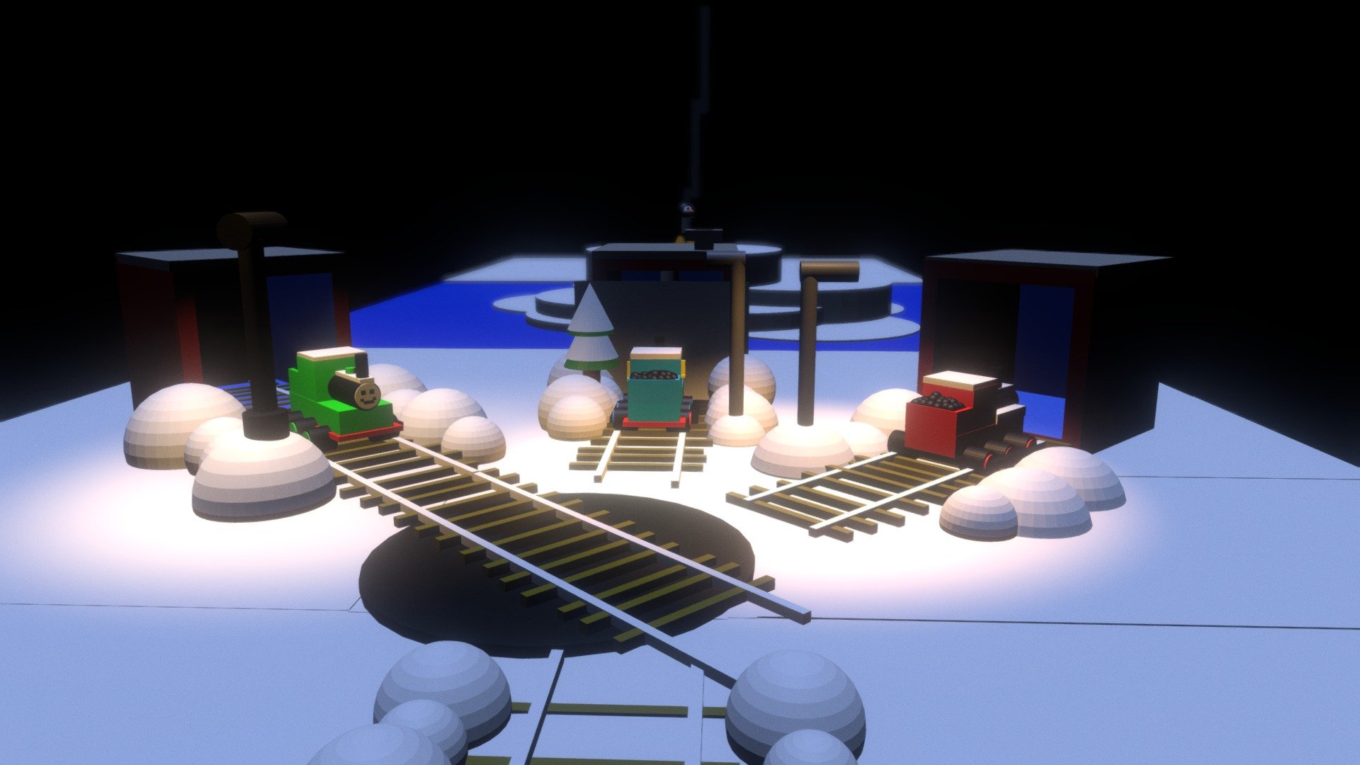 tomass the tank engine - 3D model by inovacijuskola [0edc4fd] - Sketchfab