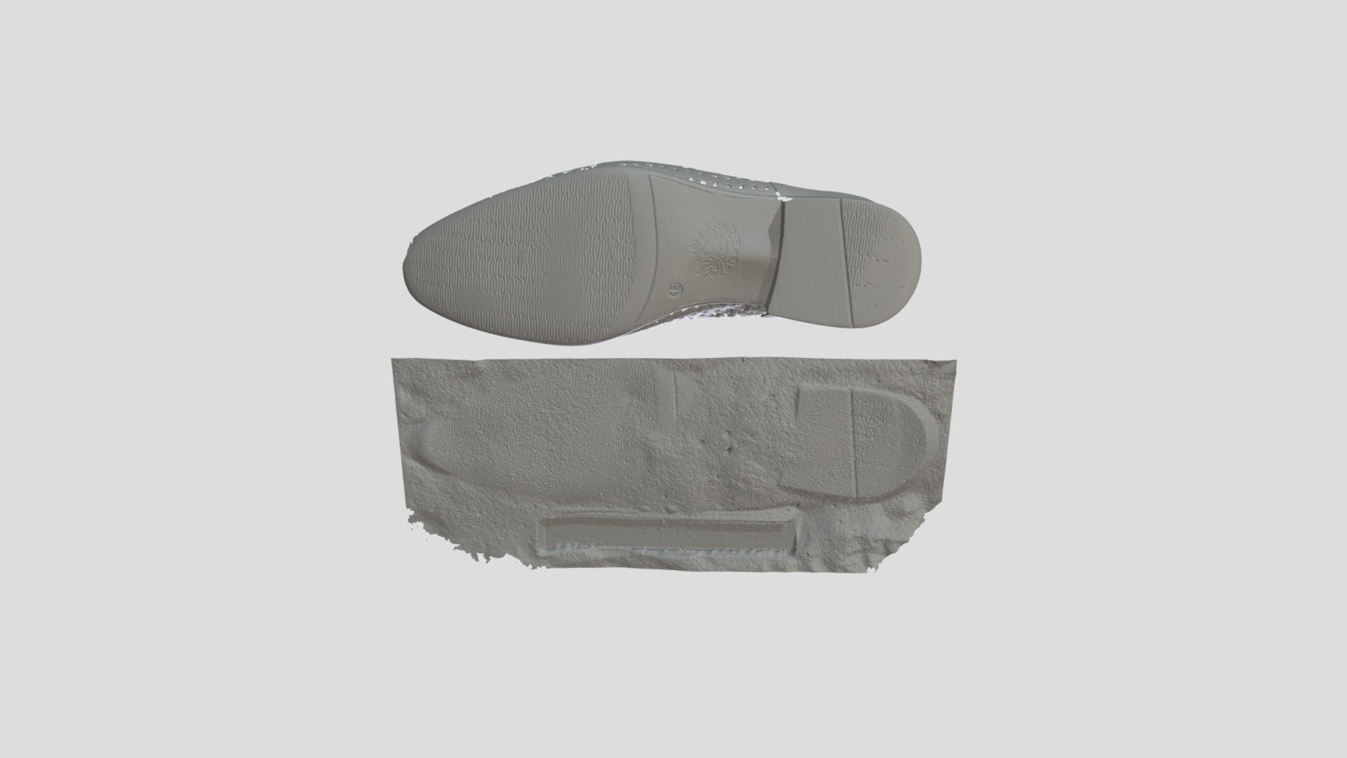 3D scanned Shoe trace and Shoe - 3D model by 3dscanninglduvs [0edee79 ...