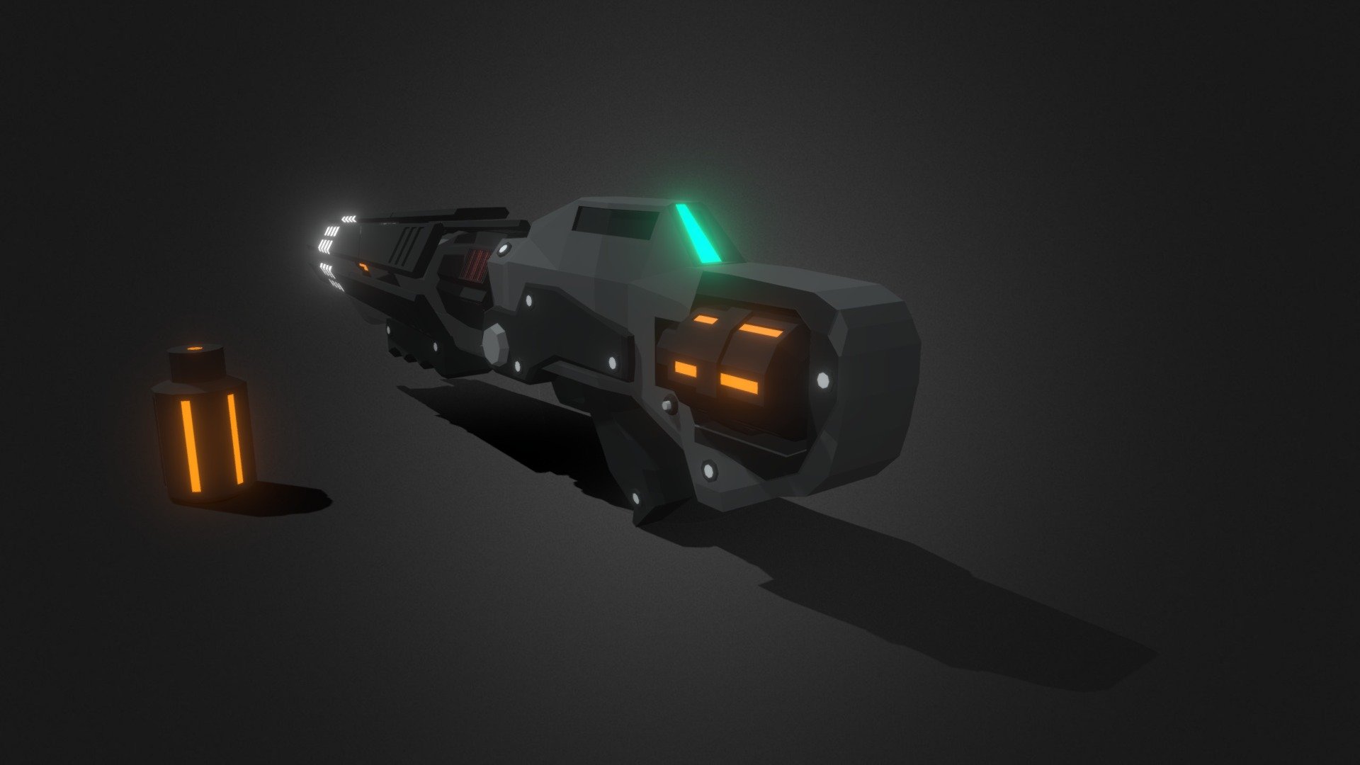 laser gun - 3D model by Vladek (@vladek27) [0edef9e] - Sketchfab