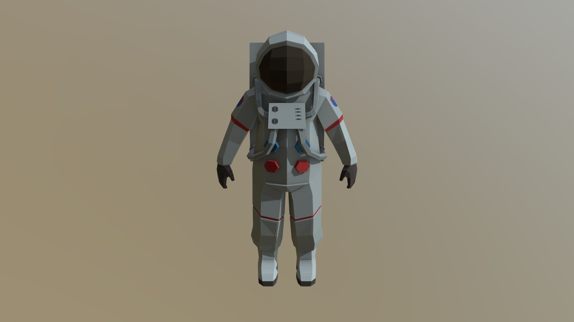 Astronaut - 3D model by bluey31 [0edf1f9] - Sketchfab