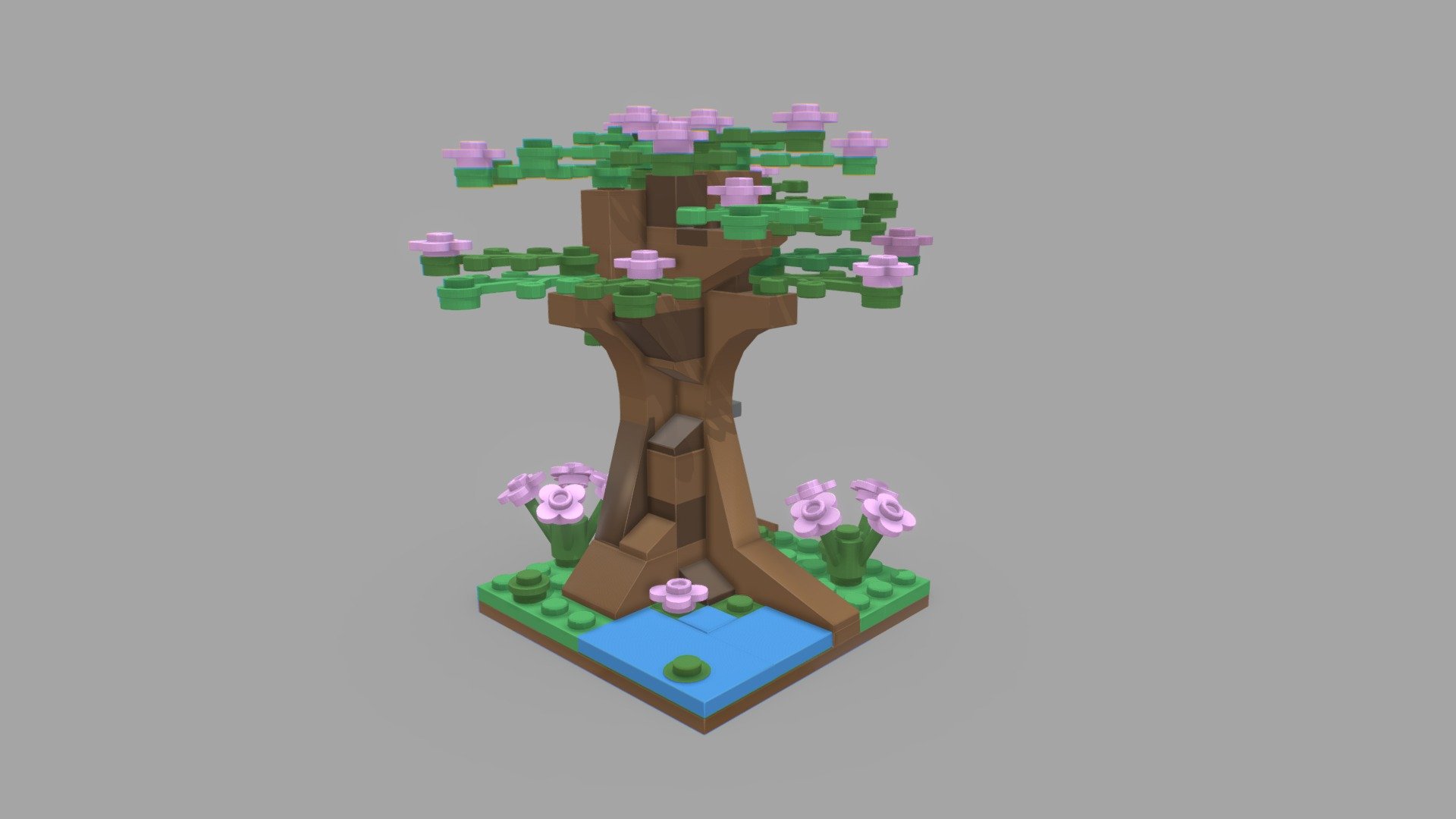 Lego Tree - Download Free 3D model by Ohewat [0ee280e] - Sketchfab