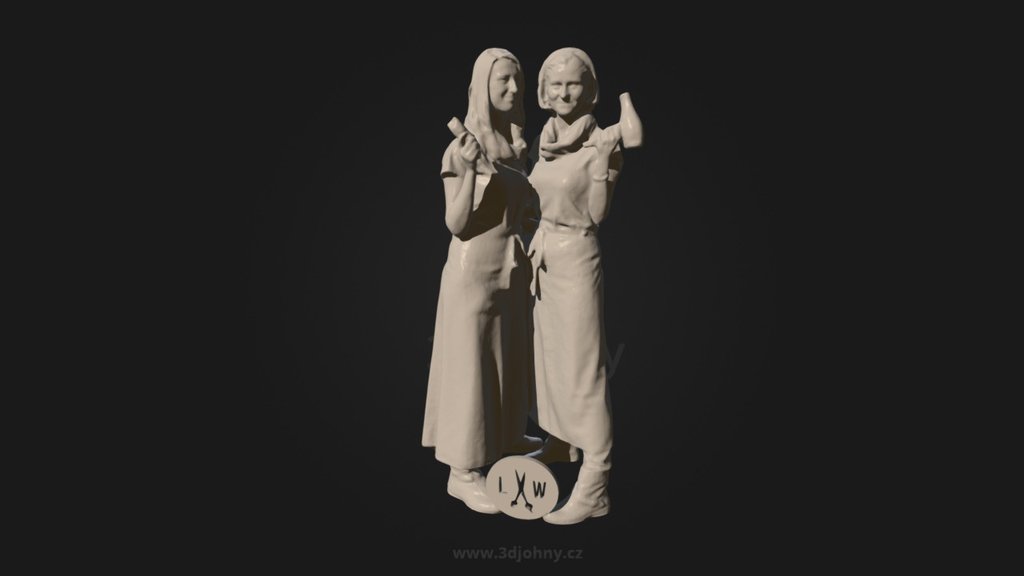 Lucka a Katka - 3D model by 3djohny [0ee282e] - Sketchfab