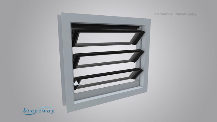 IGLU System in a Commercial Frame - 3D model by Breezway Louvre Windows ...