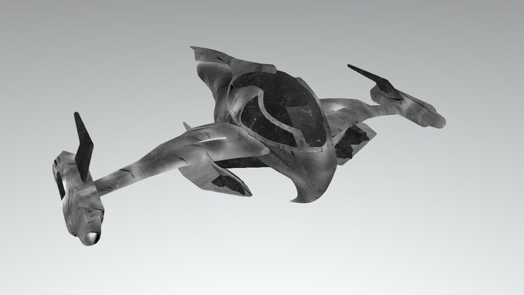 Alien Spaceship Model - 3D model by cameronhorst [0ee4966] - Sketchfab